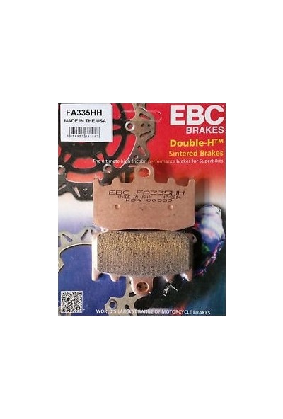 Ebc Hh Sinterli Balata Fa335Hh Bmw R 1100 S 1150 Gs Rt K 1200 Gt Rs S R 1200 Gs Rt S St K 1300 (Gold 196)