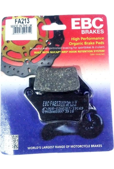 Ebc Organik Balata Fa213 Arka Pulsar Ns 200 Bmw F650 800 Gs Ktm Duke 200 390 Yamaha Mt-03 Xt660 Wr125 X 023 Ebc Organik Balata Fa213 Arka Pulsar Ns 200 Bmw F650 800 Gs Ktm Duke 200 390 Yamaha Mt-03 Xt660 Wr125 X 023