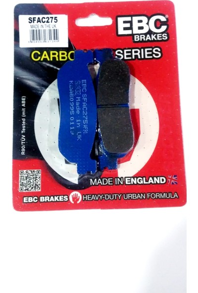 Ebc Carbon Fren Balatası Sfac275 Arka X-Max 250 (2014 Öncesi) X-city 250 X-Max 400 (2015) Lınhaı 300 Maın Street 146 Ebc Carbon Fren Balatası Sfac275 Arka X-Max 250 (2014 Öncesi) X-city 250 X-Max 400 (2015) Lınhaı 300 Maın Street 146