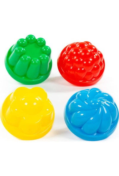 Polesie Dekoratif Kum Kalıpları 4 Adet