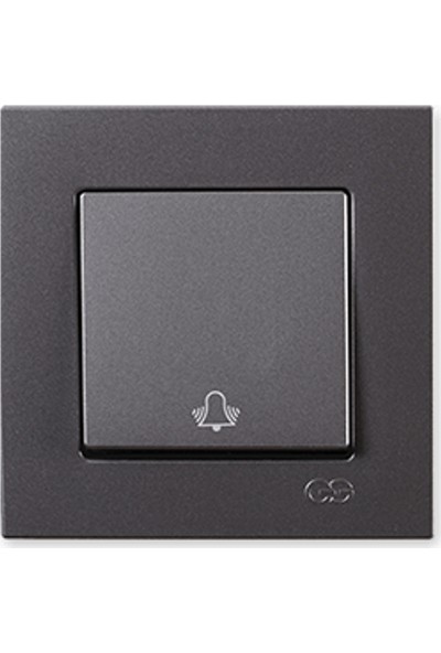 Günsan Füme Zil Butonu Çerçeveli