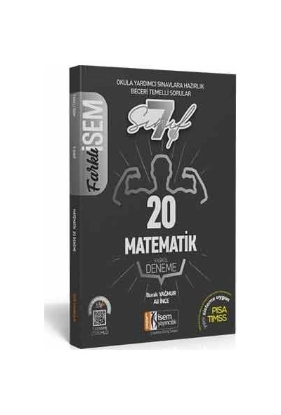 Farklı İsem 7. Sınıf Matematik 20 Deneme