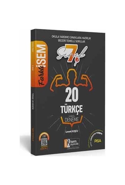 Farklı İsem 7. Sınıf Türkçe 20 Deneme