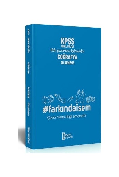 2020 Farkında İsem Kpss Coğrafya 20 Deneme 2020 Farkında İsem Kpss Coğrafya 20 Deneme