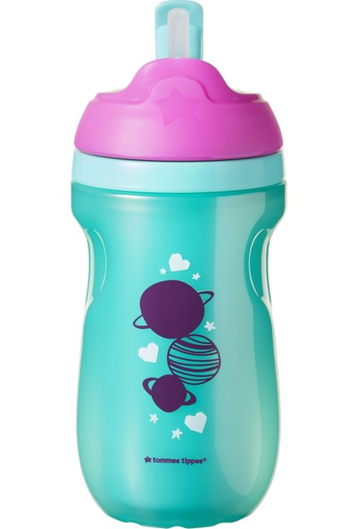 Tommee Tippee Pipetli Yalıtkanlı Bardak- Yeşil Tommee Tippee Pipetli Yalıtkanlı Bardak- Yeşil