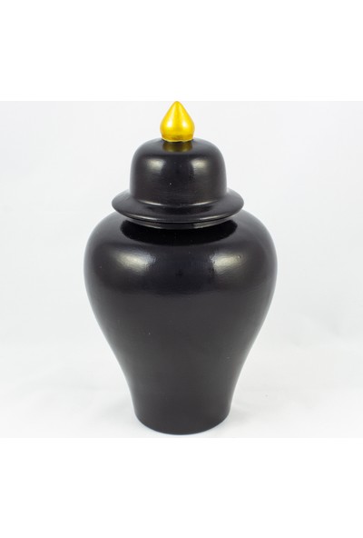 Karınca Gift Dekoratif Özel Tasarım Büyük Boy Şah Küp Siyah