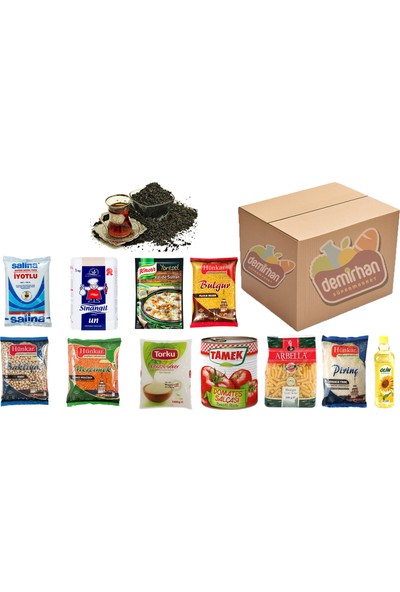 Demirhan Mini Ramazan Kumanya Erzak Paketi Demirhan Mini Ramazan Kumanya Erzak Paketi