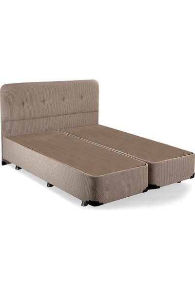 Niron Luna Baza ve Başlık Seti 160x200 cm Çift Kişilik Sandıklı Sağlamlaştırılmış Profil Baza ve Başlık Takımı