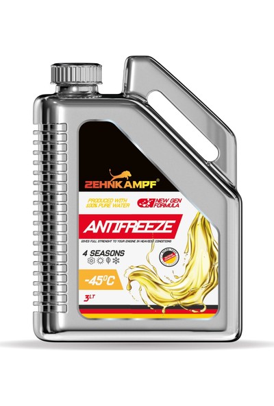 Zehnkampf -45 Derece Sarı Antifiriz 3 lt Zehnkampf -45 Derece Sarı Antifiriz 3 lt