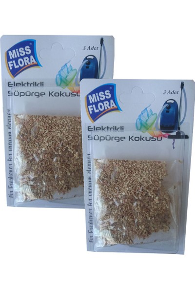 Miss Flora Elektrikli Süpürge Kokusu 3 Adet 2'li