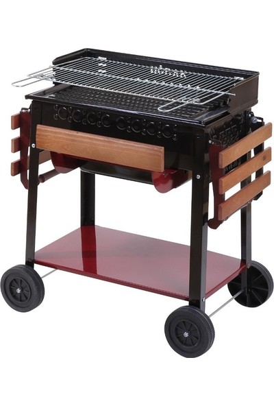 Uğrak Barbekü Emaye Uyuyan Mangal Sehpalı