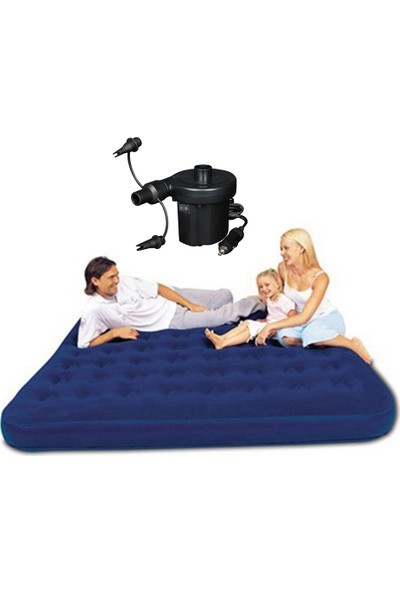 Bestway Üç Kişilik Şişme Yatak Çakmaklık Otomatik Pompa BW110