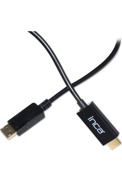 Inca Displayport To HDMI Kablo - 1.8m Inca Displayport To HDMI Kablo - 1.8m