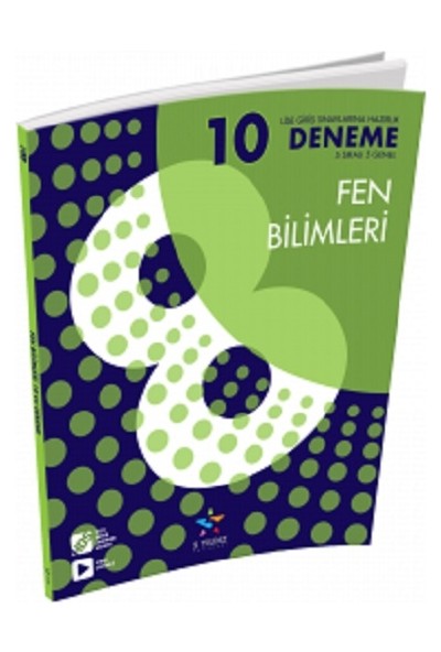5 Yıldız Yayınları 8. Sınıf Fen Bilimleri 10'lu Deneme