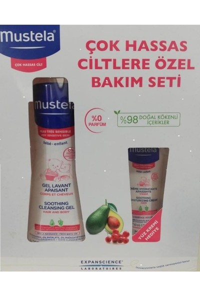 Mustela Çok Hassas Ciltlere Özel Bakım Seti