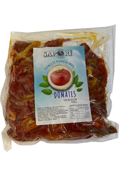 Sapori Kurutulmuş Domates 1 kg