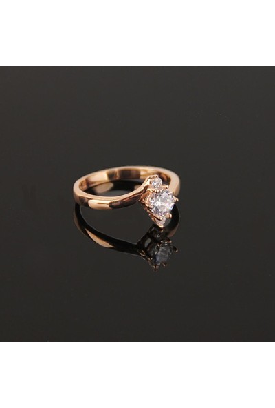 In Love Gümüş Yüzük Trend Zirkon Taşlı Gümüş Yüzük