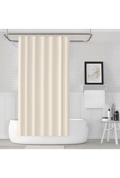 Jackline Polyester Kumaş Banyo Perdesi Duş Perdesi