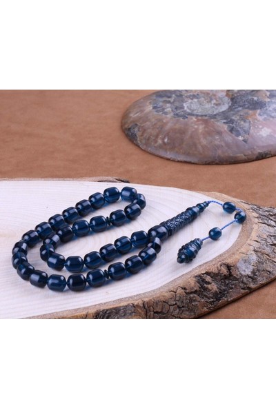 Burhan Sağlam Toz Kehribarı Kapsül Kesim Tesbih