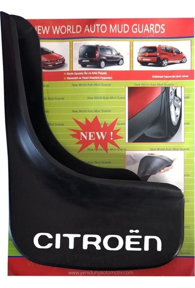 Yeni Dünya Citröen C1 4'lü Paçalık-Çamurluk-Tozluk