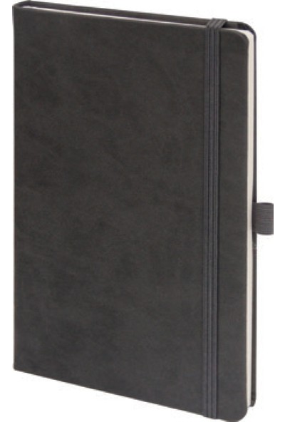 Mucito Termo Deri Çizgili Defter 13 x 21 cm Füme