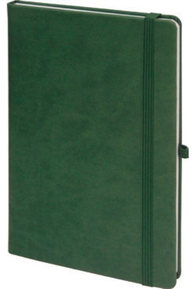 Mucito Termo Deri Çizgili Defter - Yeşil