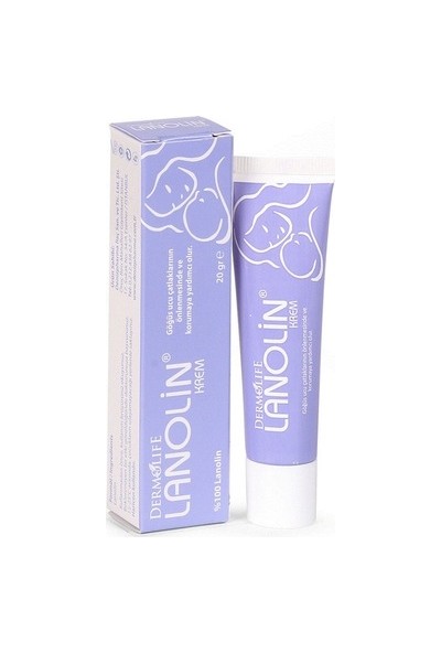 Dermolife Lanolin Fort Krem Göğüs Ucu Bakımı 20 gr Dermolife Lanolin Fort Krem Göğüs Ucu Bakımı 20 gr