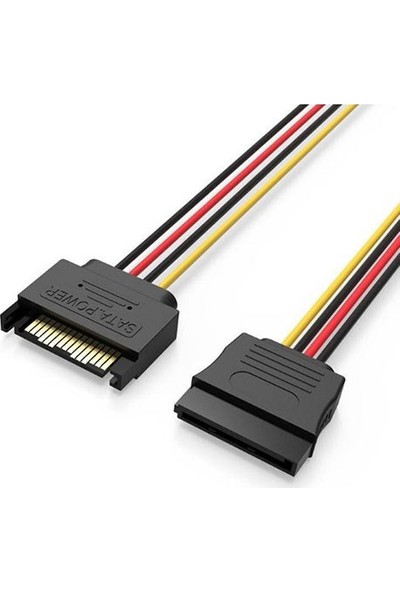 OEM Sata 15 Pin Dişi Erkek Power Kablo OEM Sata 15 Pin Dişi Erkek Power Kablo
