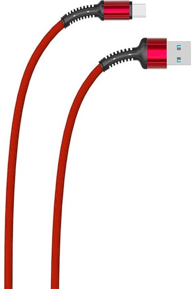 Zore LS64 Micro USB Hızlı Şarj ve Data Kablosu 2 mt 2.4A Kırmızı Zore LS64 Micro USB Hızlı Şarj ve Data Kablosu 2 mt 2.4A Kırmızı