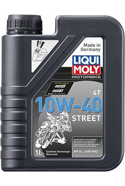 Lıquı Moly Liqui Moly 10W-40 Street / (10W40) 4T Sentetik Motor Yağı (1L) Lıquı Moly Liqui Moly 10W-40 Street / (10W40) 4T Sentetik Motor Yağı (1L)