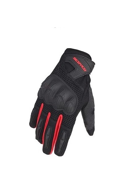 Scoyco MC 58 Yazlık Korumalı Eldiven Kırmızı - Siyah L Beden Scoyco MC 58 Yazlık Korumalı Eldiven Kırmızı - Siyah L Beden