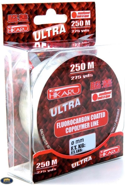 Lineaeffe Hıkaru Ultra Floro Carbon 250MT 0.25MM Misina Lineaeffe Hıkaru Ultra Floro Carbon 250MT 0.25MM Misina