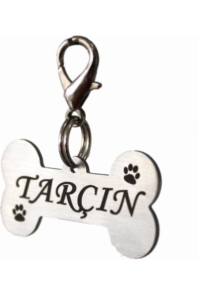 Dekoliva Köpek Isimlik Köpek Künyesi Metal Paslanmaz Çelik Metal Köpek Isimlik