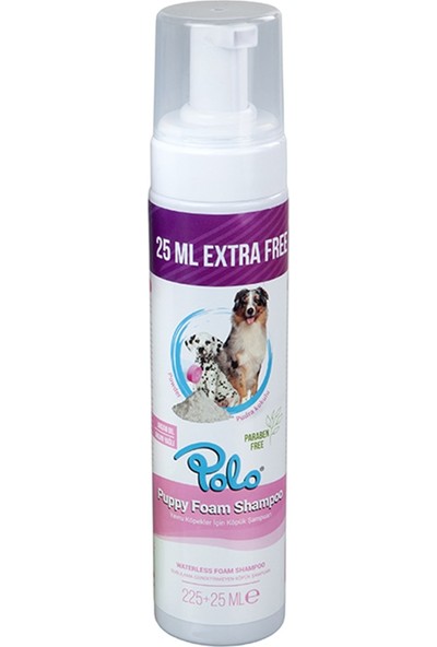Polo Durulanmayan Puppy Köpük Şampuan 225 + 25 ml