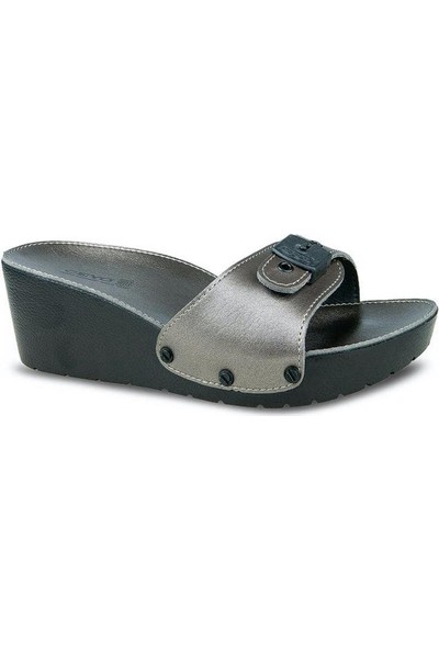 Ceyo 9969 Minelli Platin Topuklu Terlik