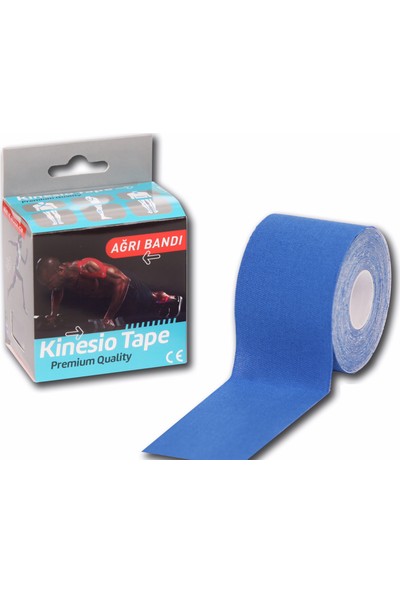 Kinesio Tape Ağrı Sporcu Bandı Mavi Kinesio Tape Ağrı Sporcu Bandı Mavi