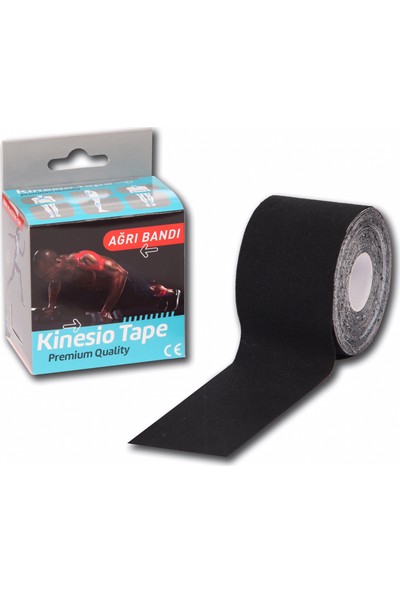 Kinesio Tape Ağrı Sporcu Bandı Siyah Kinesio Tape Ağrı Sporcu Bandı Siyah
