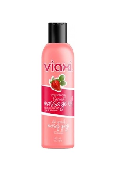 Viaxi Masaj Yağı Çilek Aromalı 177 ml Viaxi Masaj Yağı Çilek Aromalı 177 ml