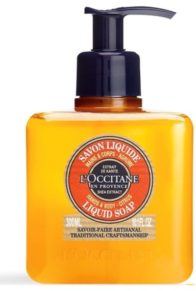 Loccitane L'occıtane Shea Citrus Hand Liquid Soap - Shea Citrus Sıvı Sabun 300 ml Loccitane L'occıtane Shea Citrus Hand Liquid Soap - Shea Citrus Sıvı Sabun 300 ml