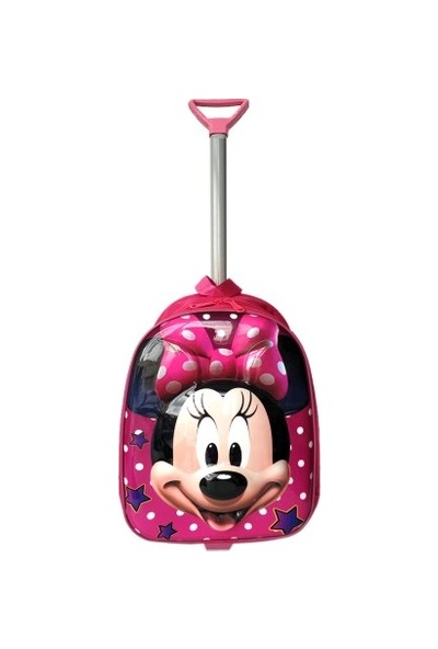 Çanta Sepetim Kabartmalı Anaokulu Çekçekli Sırt Çantası