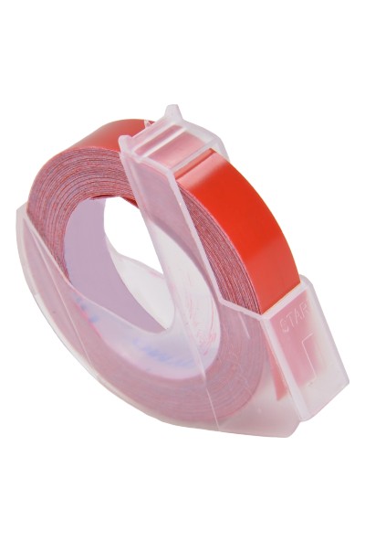 Motex Yazı Presi 101 Etiket Şerit Kırmızı (9mmX3metre)- 1 Adet Motex Yazı Presi 101 Etiket Şerit Kırmızı (9mmX3metre)- 1 Adet