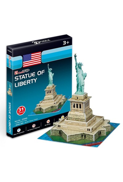 Cubic Fun New York Özgürlük Heykeli Maketi