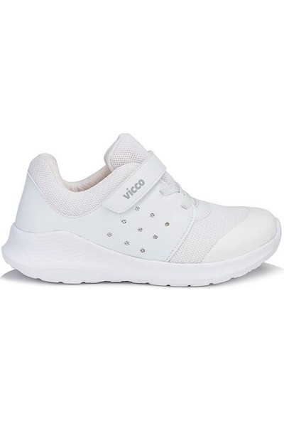Vicco Mario Hafif Unisex Çocuk Beyaz Spor Ayakkabı