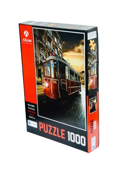 Adam Games Nostaljik Tramvay 1000 Parça Puzzle Adam Games Nostaljik Tramvay 1000 Parça Puzzle
