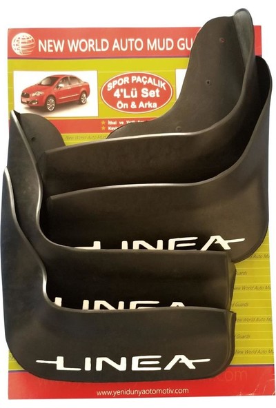 Yeni Dünya Fiat Linea 4'lü Paçalık-Çamurluk-Tozluk