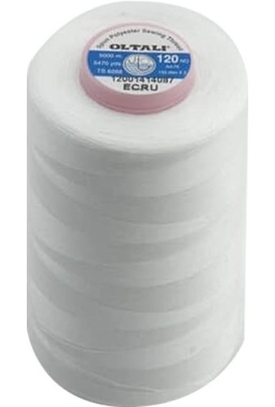 Oltalı 120 Numara Polyester Dikiş İpliği Oltalı Beyaz Oltalı 120 Numara Polyester Dikiş İpliği Oltalı Beyaz