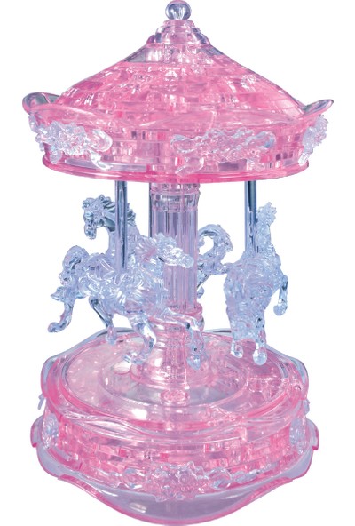 Crystal Puzzle Pembe Atlıkarınca Büyük Boy 3D Maket Crystal Puzzle Pembe Atlıkarınca Büyük Boy 3D Maket