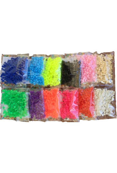 Trendy Toys Ütü İle Yapışan Boncuk 12 Poşet 12 Renk Trendy Toys Ütü İle Yapışan Boncuk 12 Poşet 12 Renk