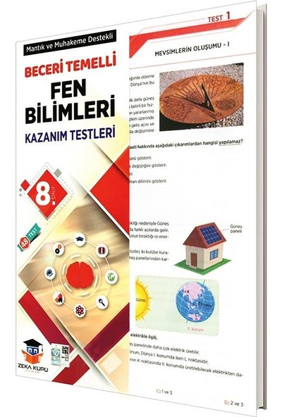 Zeka Küpü Yayınları 8.Sınıf LGS Fen Bilimleri Beceri Temelli Kazanım Testleri Zeka Küpü Yayınları 8.Sınıf LGS Fen Bilimleri Beceri Temelli Kazanım Testleri