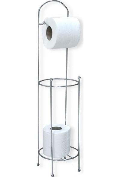 Buffer Yedekli Ayaklı Wc Kağıtlık Krom Buffer Yedekli Ayaklı Wc Kağıtlık Krom